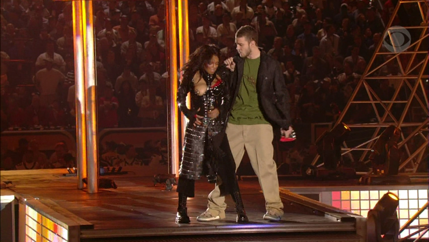 Janet Jackson Superbowl halftime show, 2004